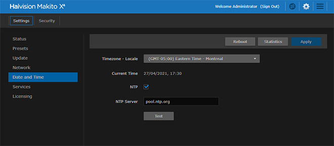 Step 1: Configure NTP Settings